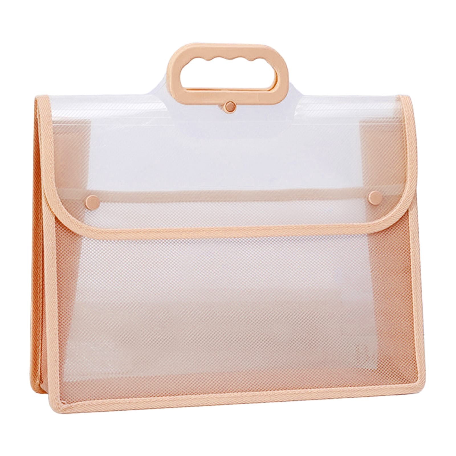 Kilougeis Under $5 Portable Plastic Expanding File Folder,Transparent ...