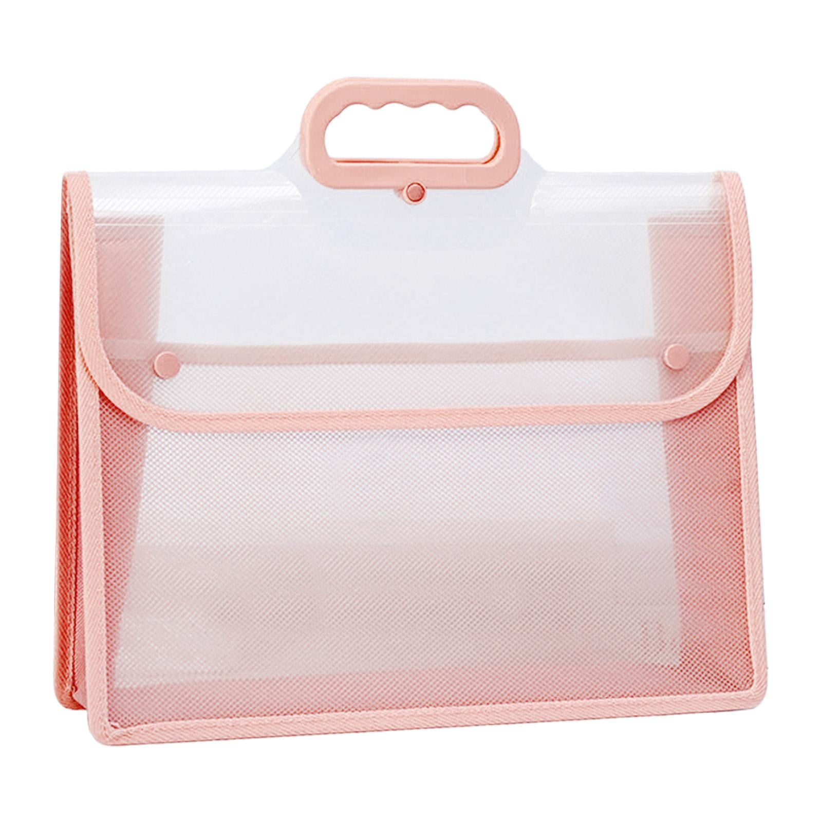 Kilougeis Under $5 Portable Plastic Expanding File Folder,Transparent ...