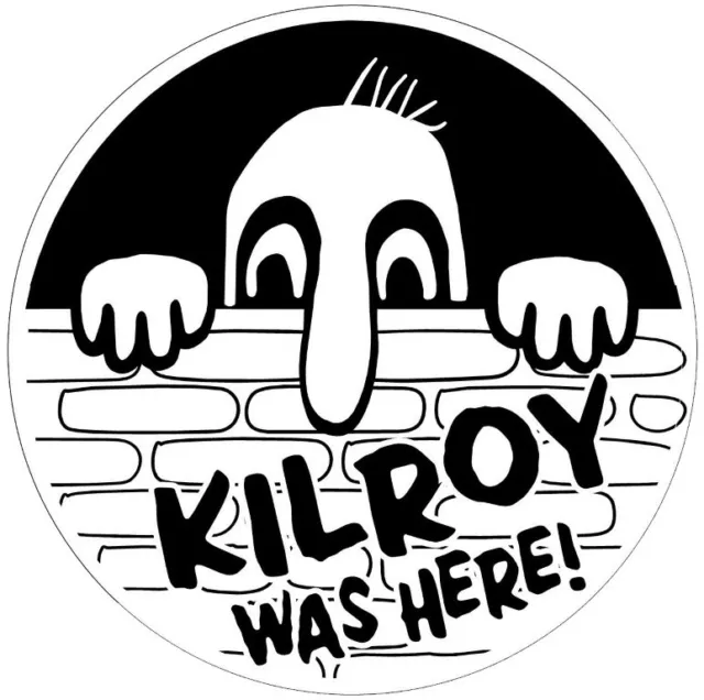 Kilroy Was Here Sticker Laptop Sticker Hard Hat Stickerphone Decal ...