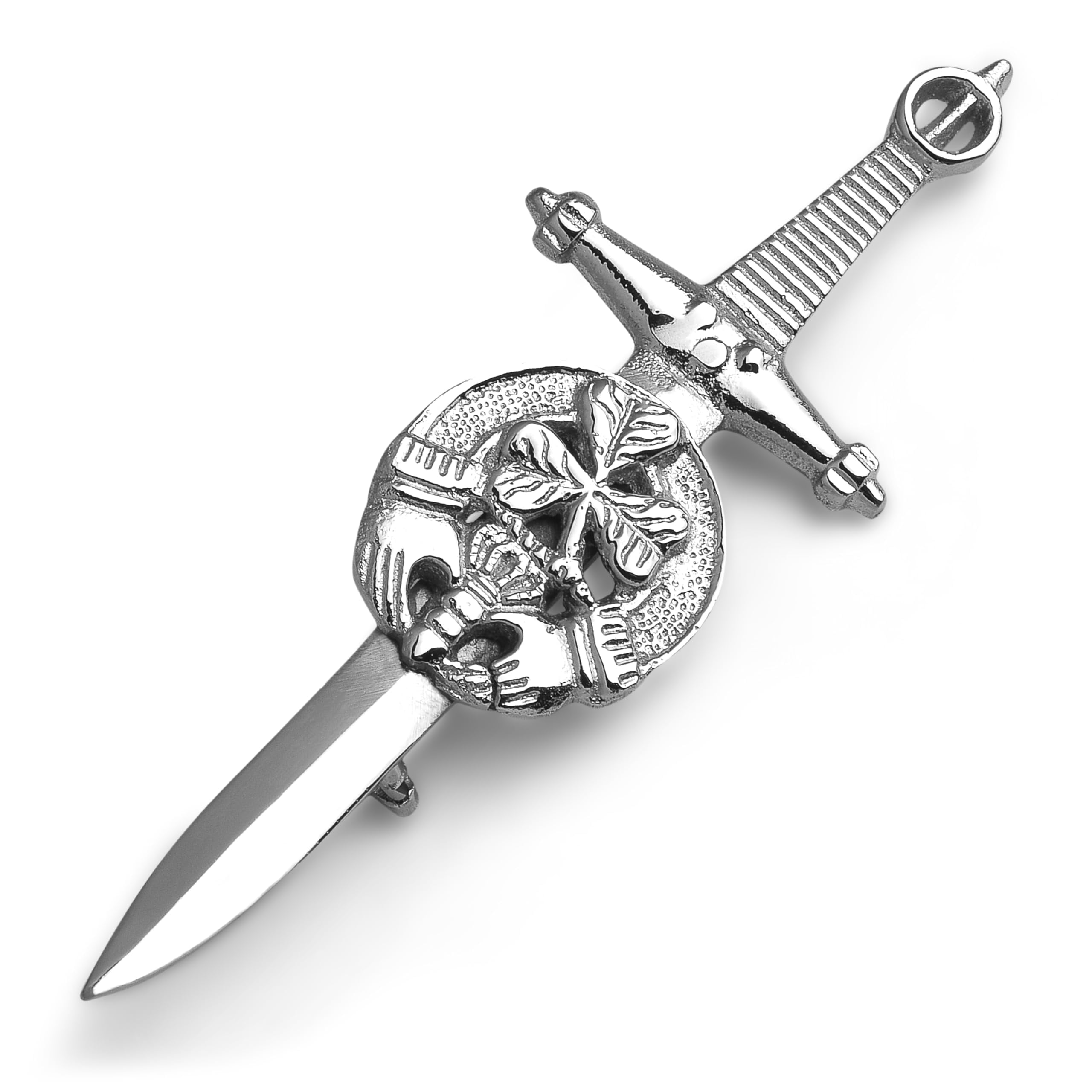 Kilt Emporium Irish Shamrock Claddagh Celtic Knot Kilt Pin Saint ...