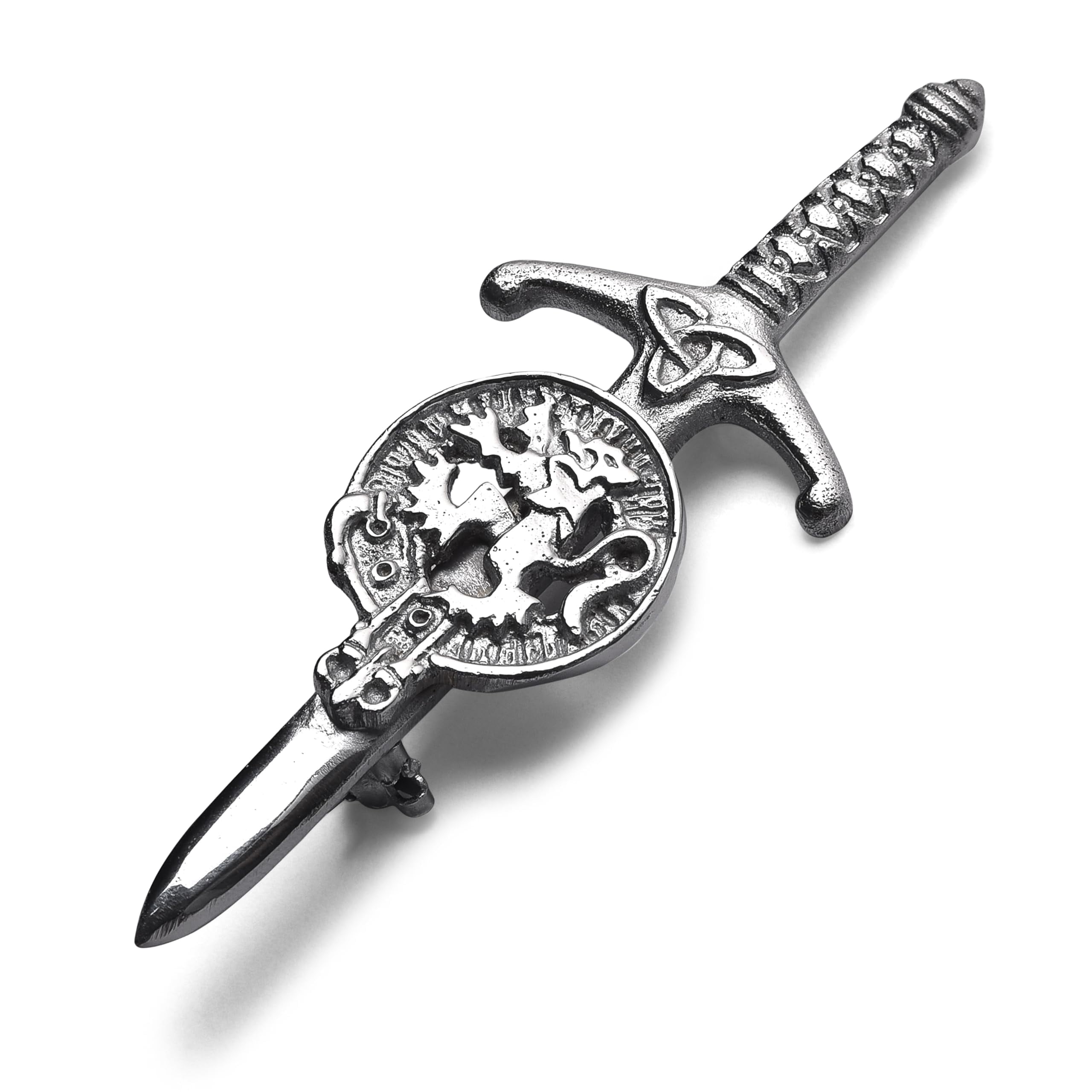 Kilt Emporium Rampant Lion Kilt Pin, Rust Free Metal Brass, 4 inches ...