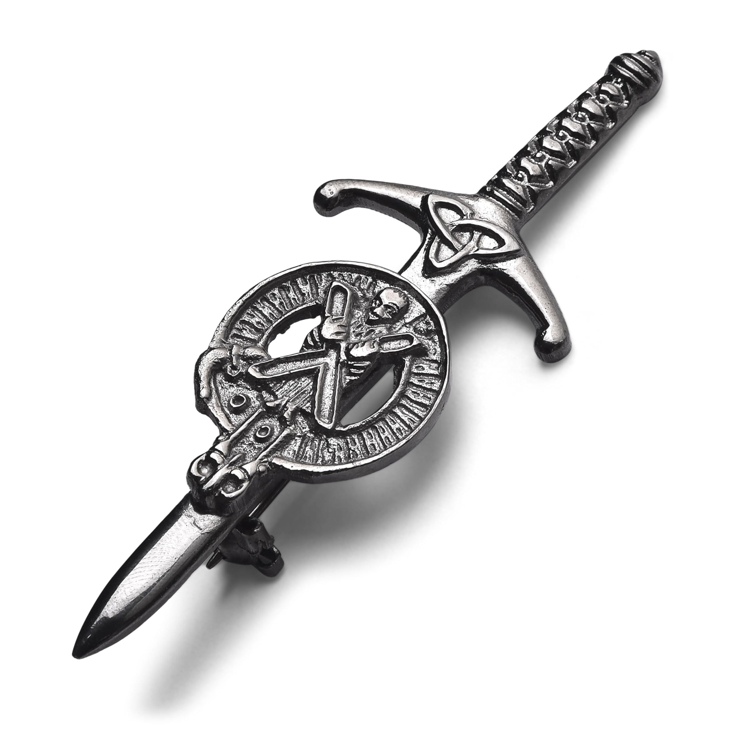 Kilt Emporium Saint Andrew Kilt Pin, 4 Inches, Rust-Free Brass Metal ...