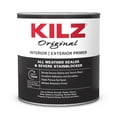 KILZ Original Oil-Based Primer, Interior and Exterior, 1 Quart, Fast ...