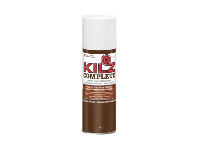 KilzComplete L101348 Interior/Exterior Primer, Aerosol, 13 Oz, Each ...