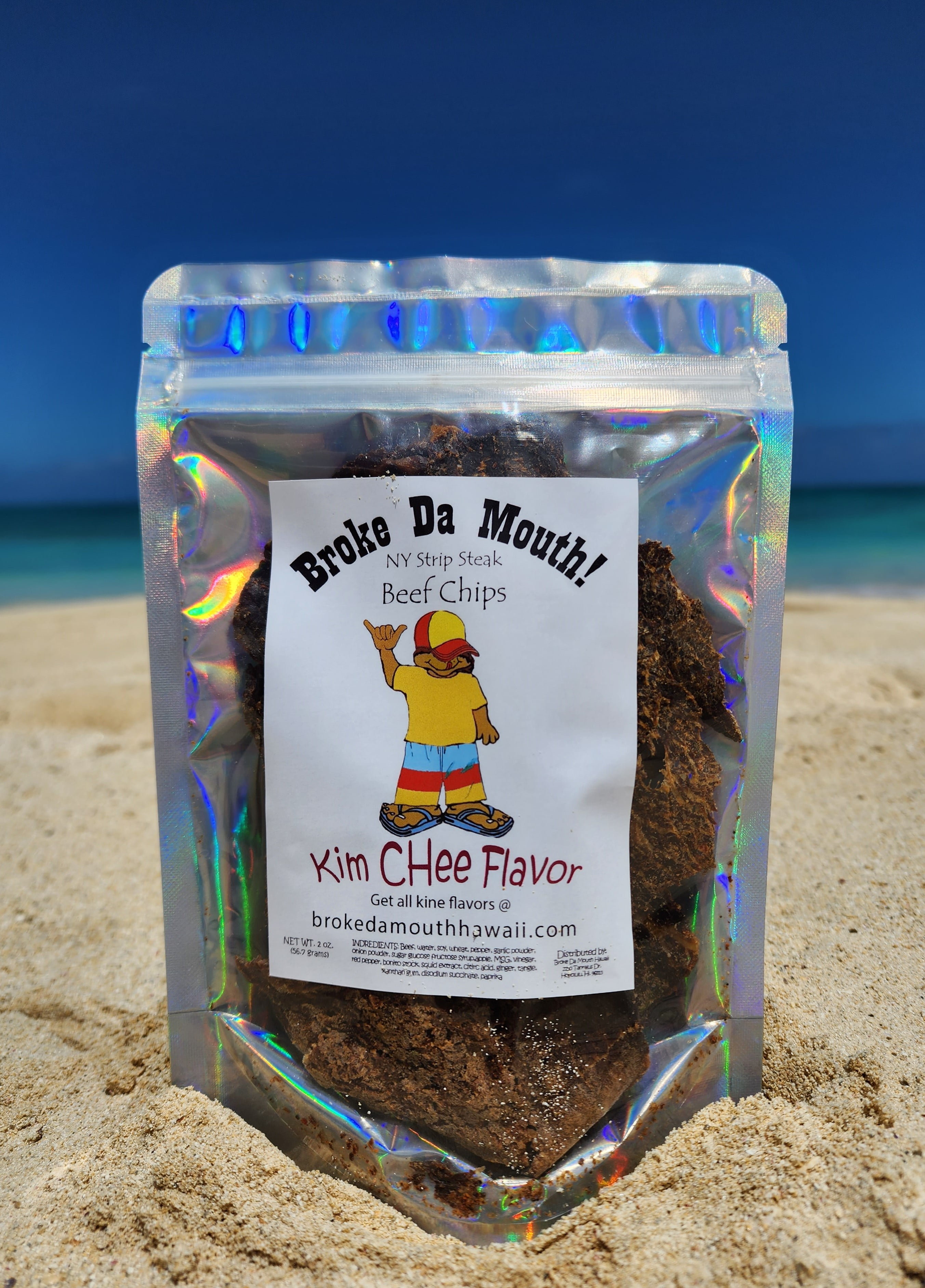 "Kim Chee Da Mouth" Kim Chee Flavor Beef Jerky Chips - Walmart.com