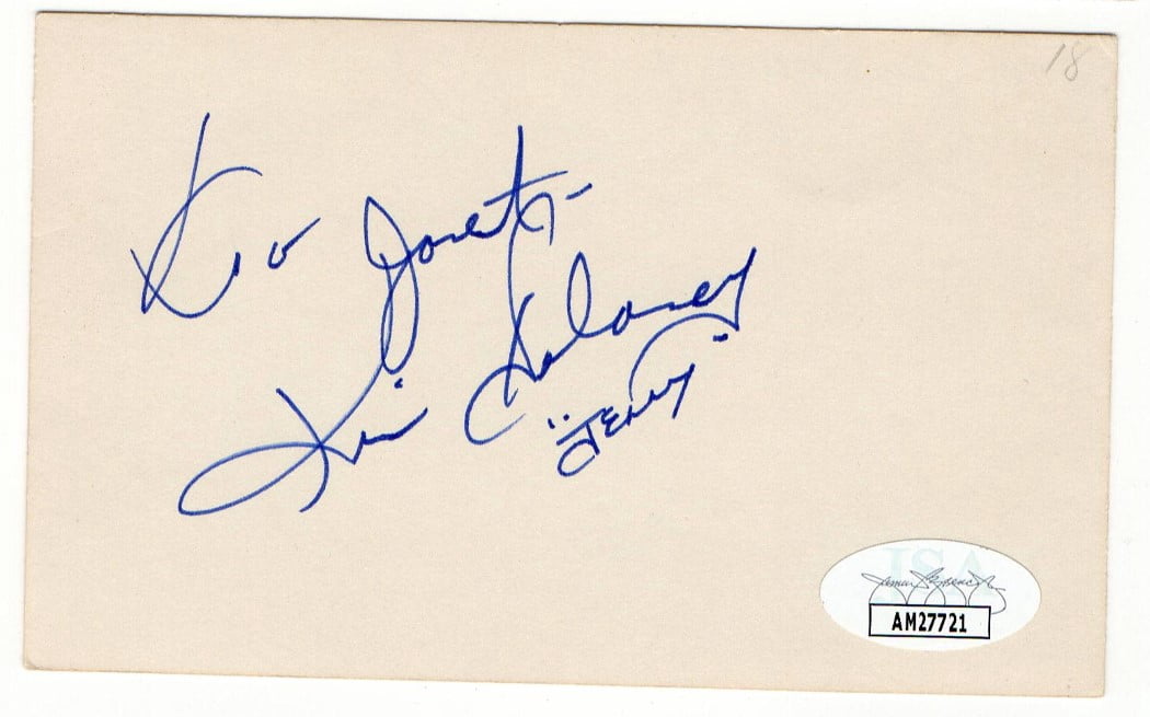 Kim Delaney Signed Autographed Index Card All My Children "Jenny" JSA ...