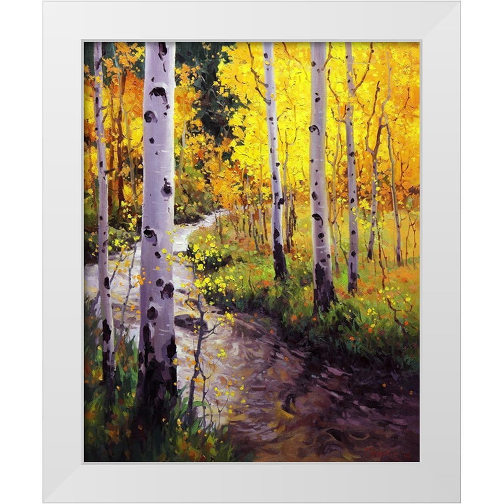 Kim, Gary 15x18 White Modern Wood Framed Museum Art Print Titled ...