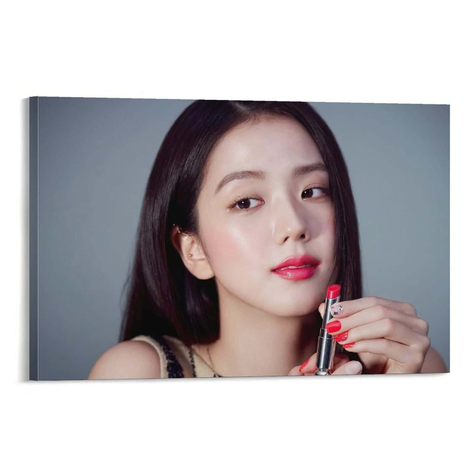 Kim Jisoo, A Famous Korean Actress Posters for Room Aesthetic Canvas ...