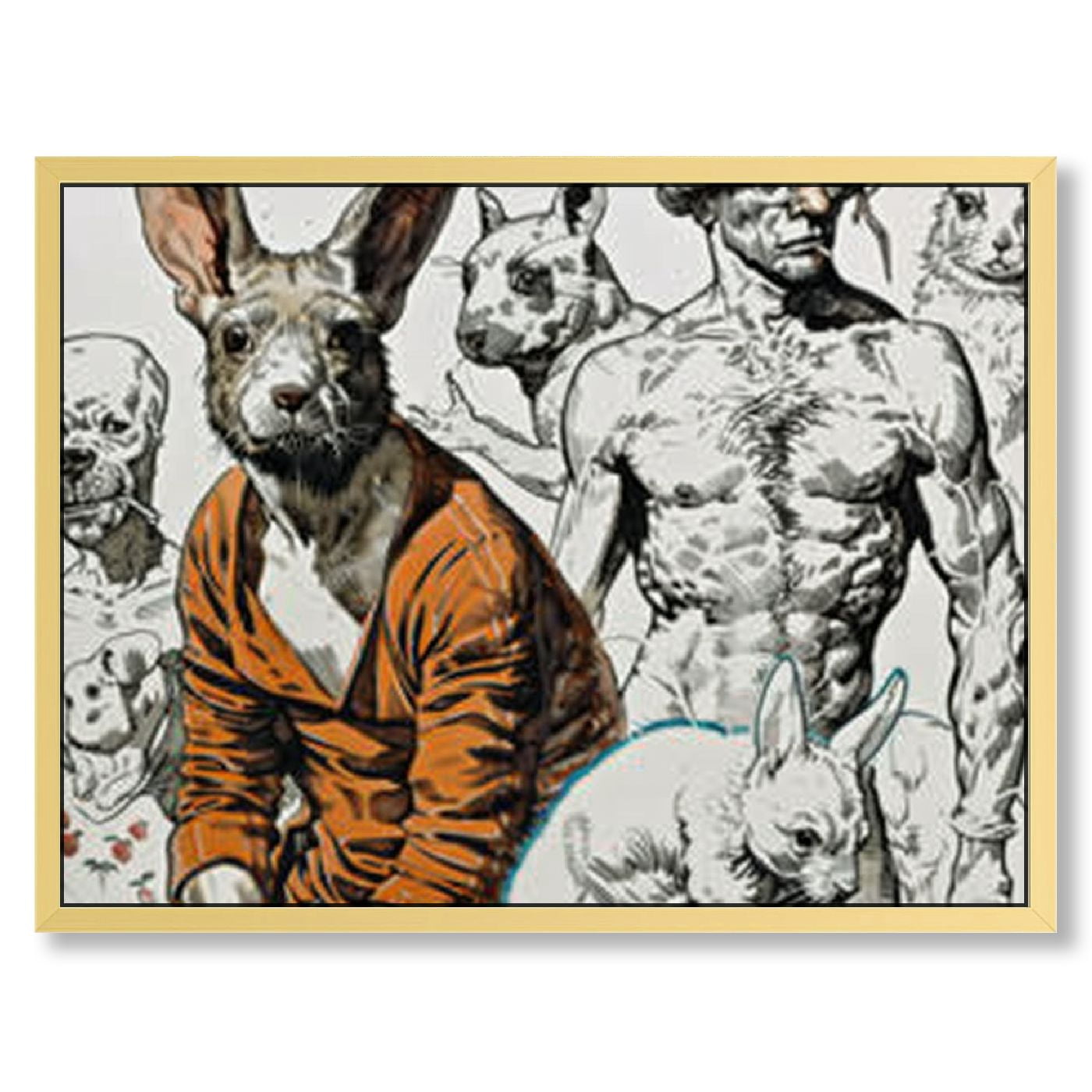 Kim Jung-Gi Korean Famous Illustration Comic Sketch Poster Art Poster ...