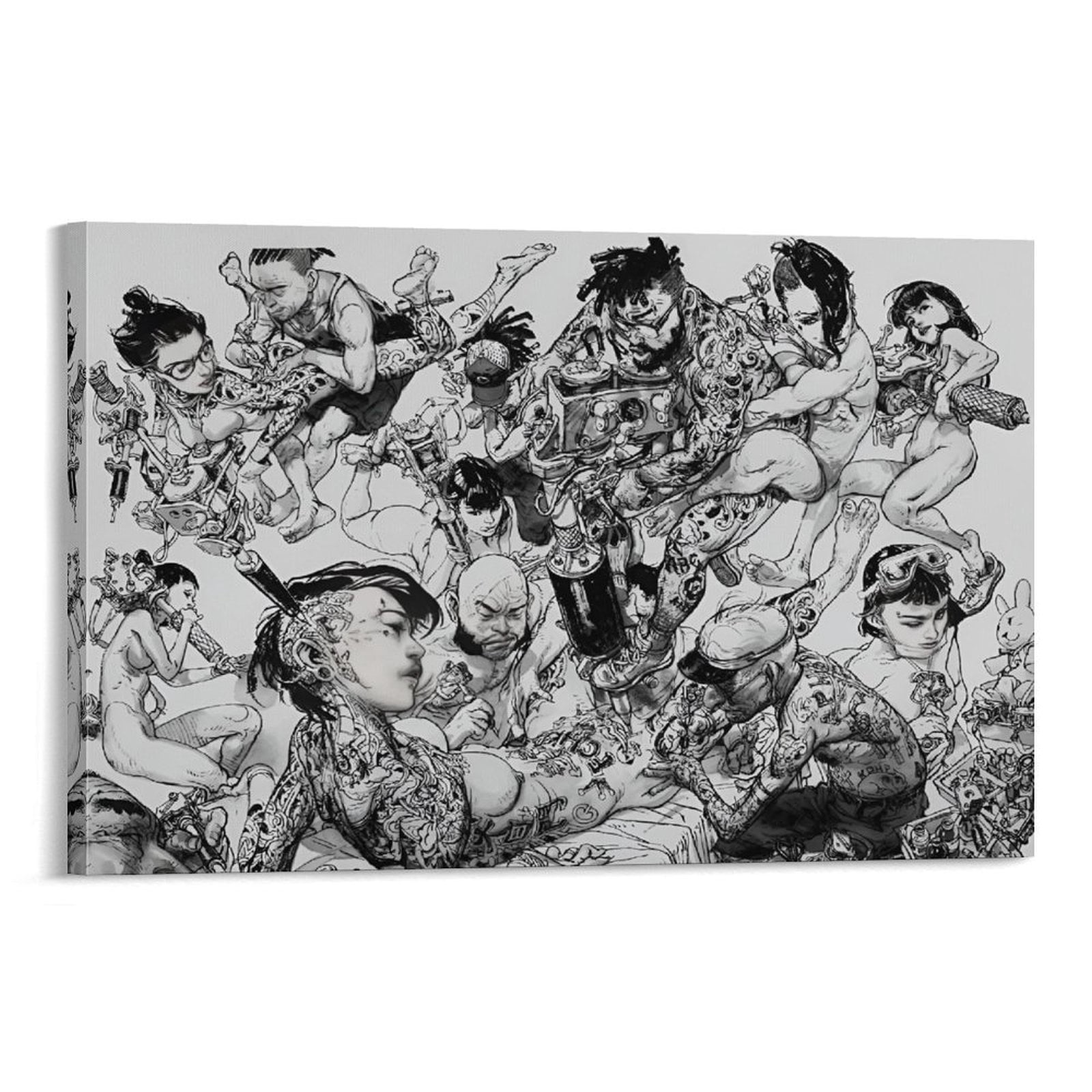 Kim Jung-Gi Korean Famous Illustration Comic Sketch Poster Art Poster ...