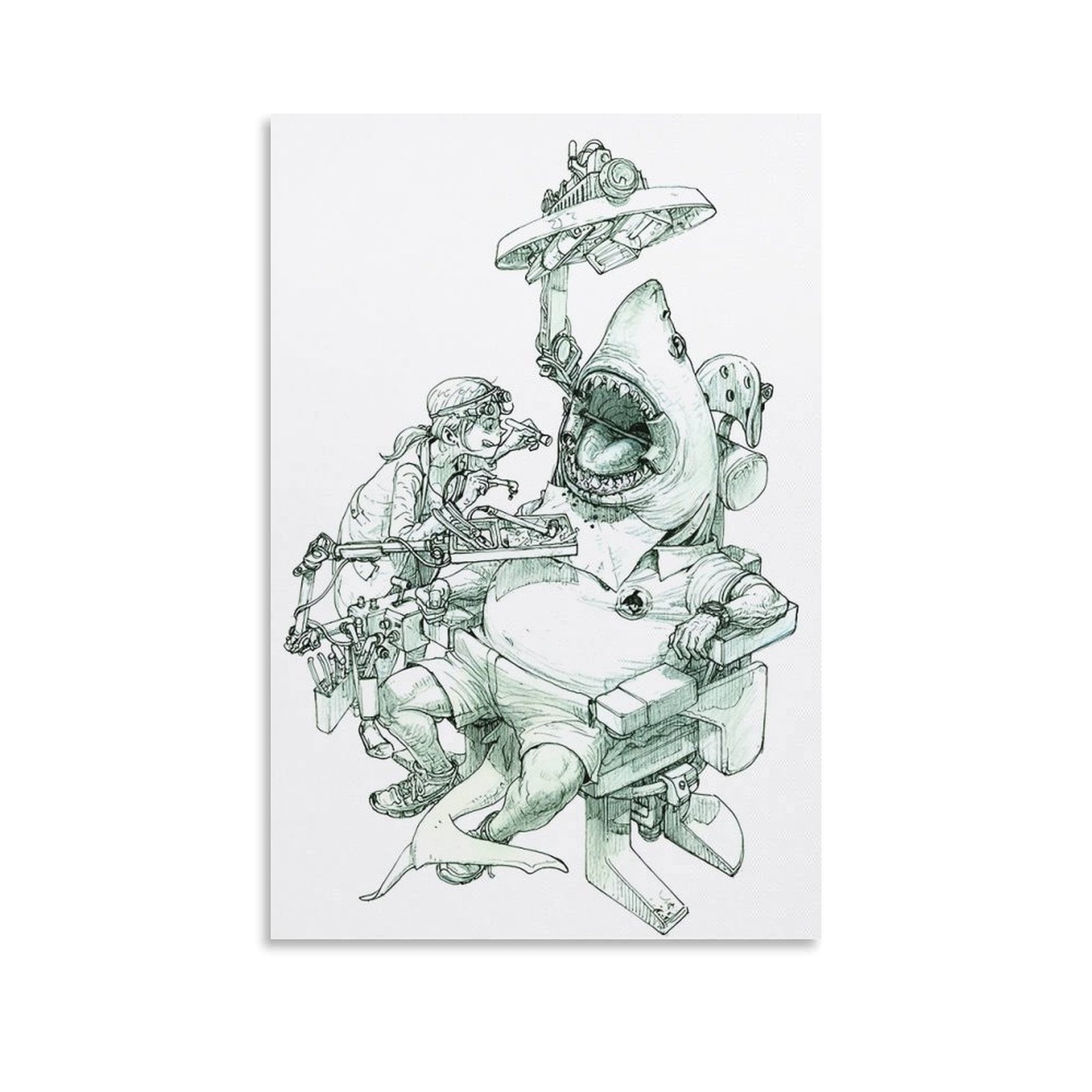 Kim Jung-Gi Korean Famous Illustration Comic Sketch Poster Art Poster ...