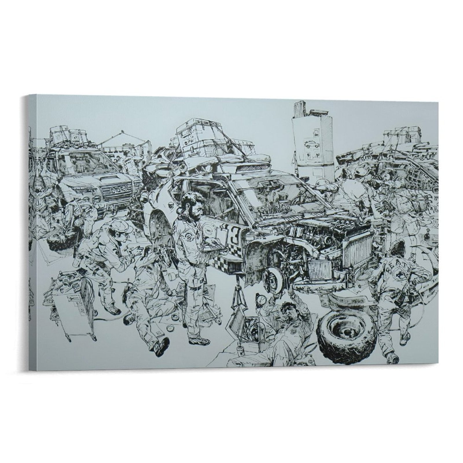Kim Jung-Gi Korean Famous Illustration Comic Sketch Poster Art Poster ...