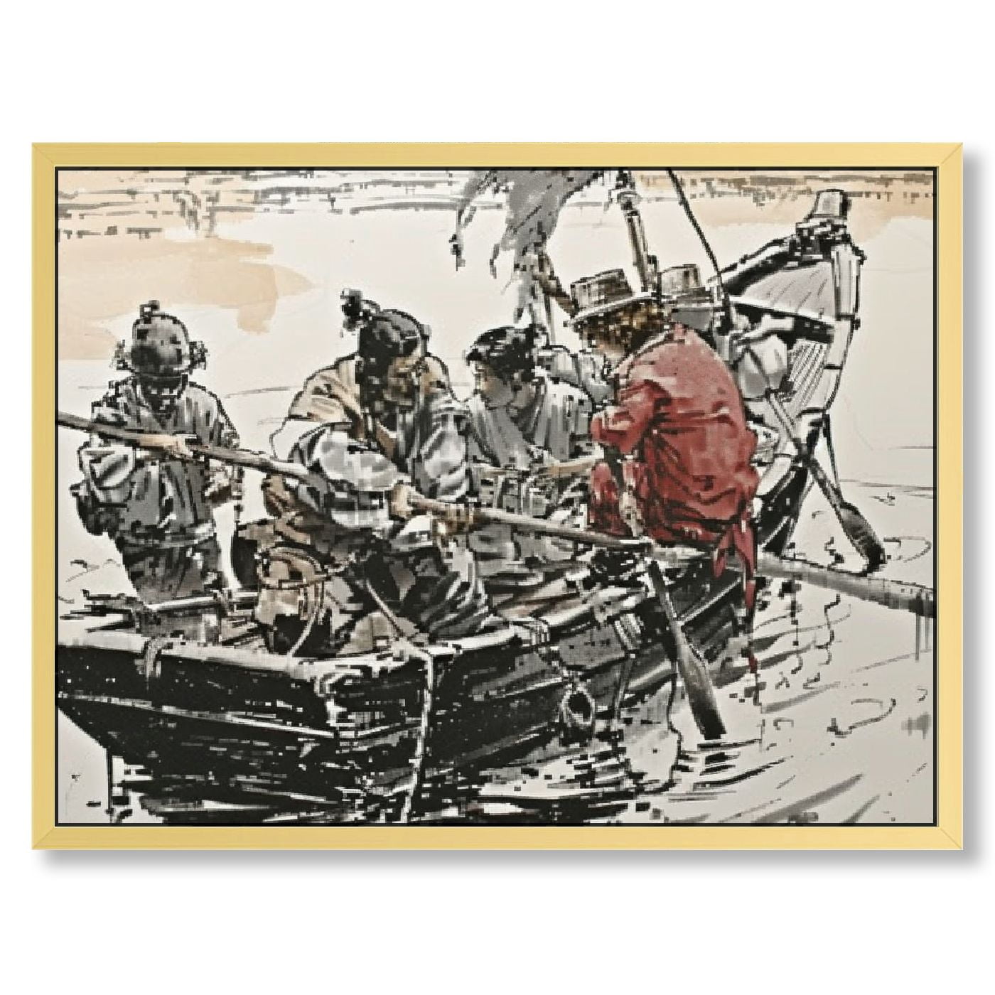 Kim Jung-Gi Korean Famous Illustration Comic Sketch Poster Art ...