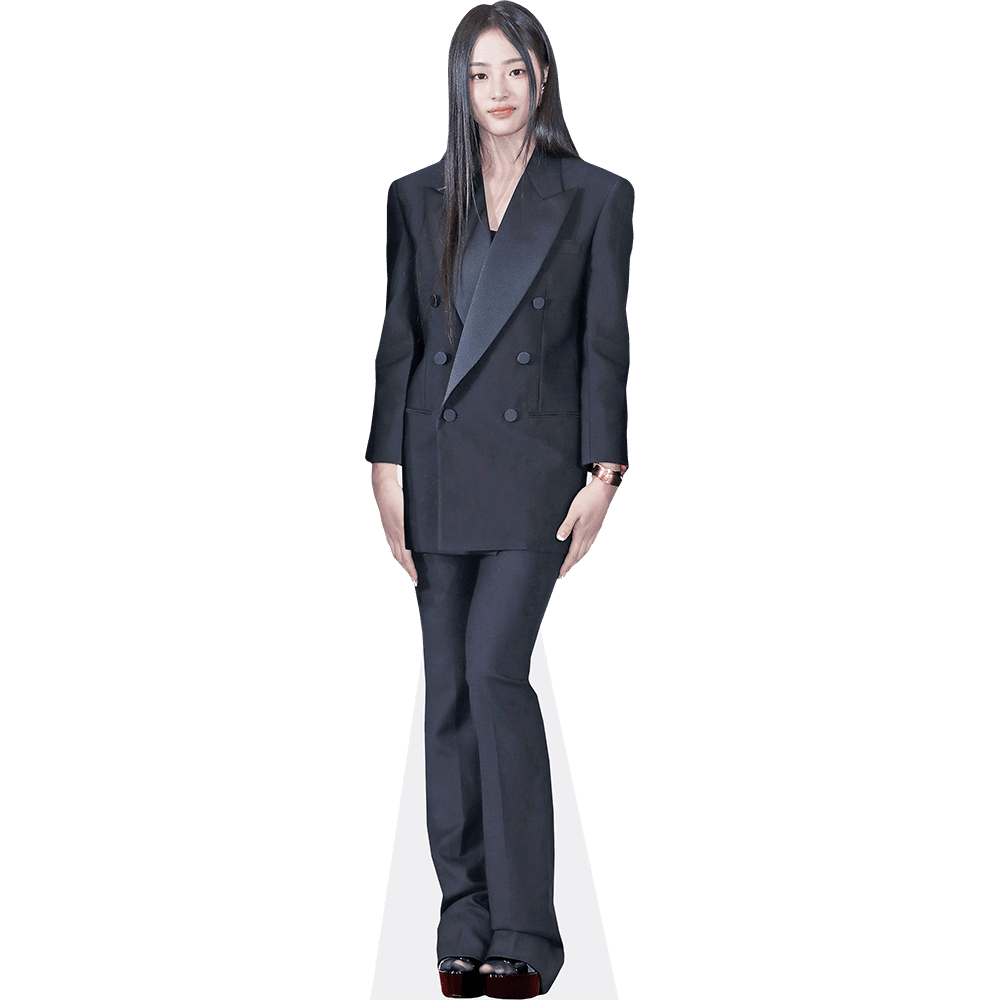 Kim Min Ji Black Outfit Lifesize Cardboard Cutout Standee