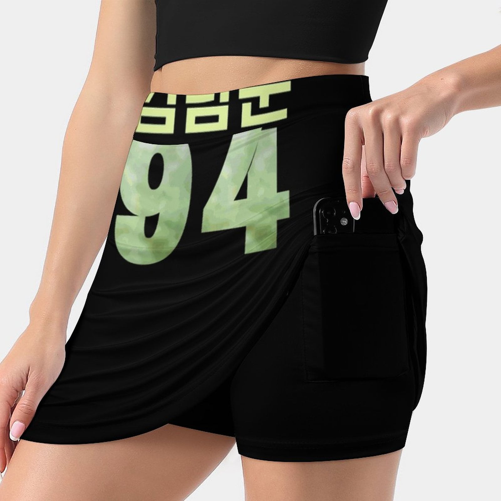 Kim Namjoon 94 ( Rm Of ) In Hangul / Korean Women Sports Lining Skirt ...