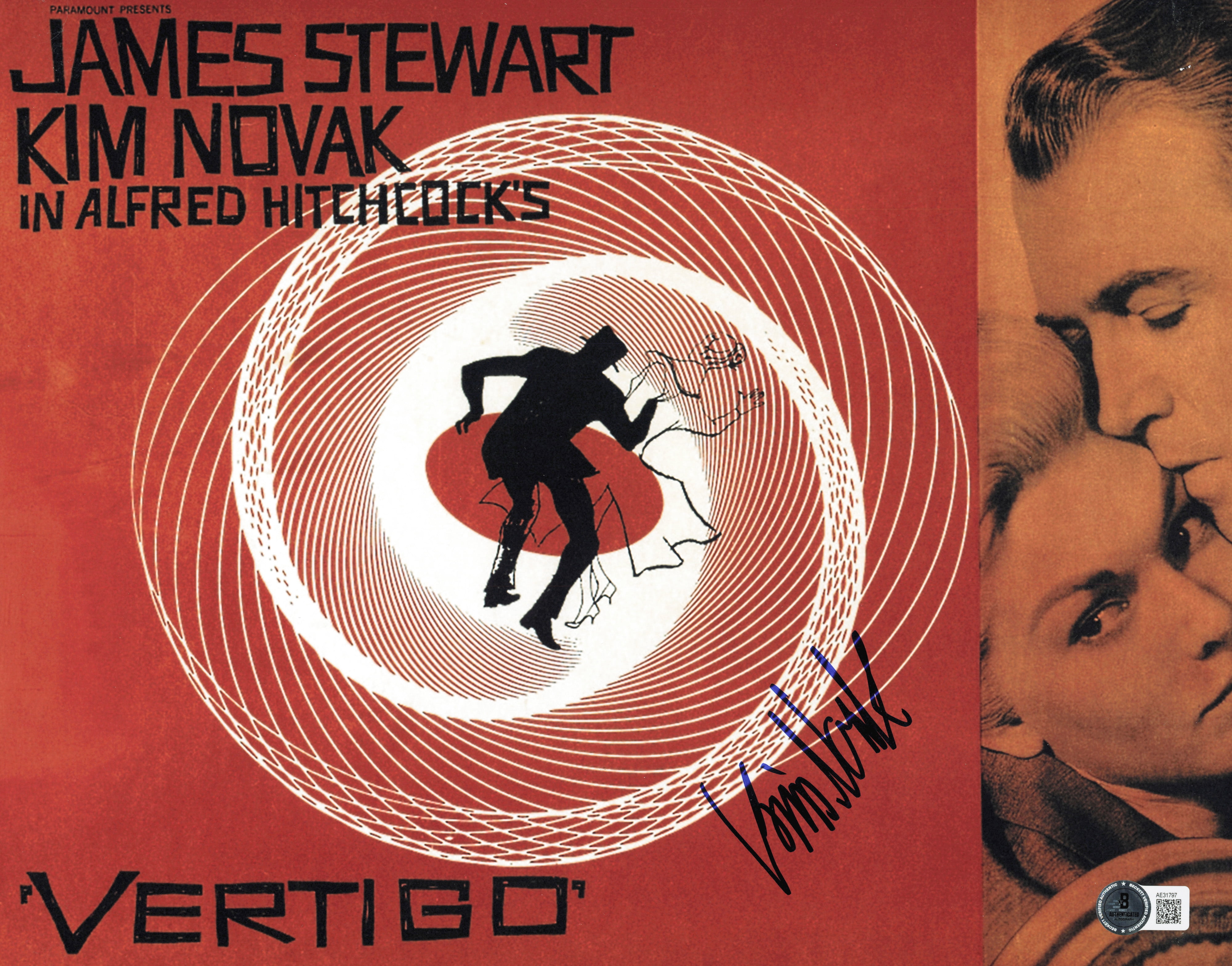 Kim Novak Autographed 11x14 Photo Vertigo Beckett BAS QR #AE31797 ...