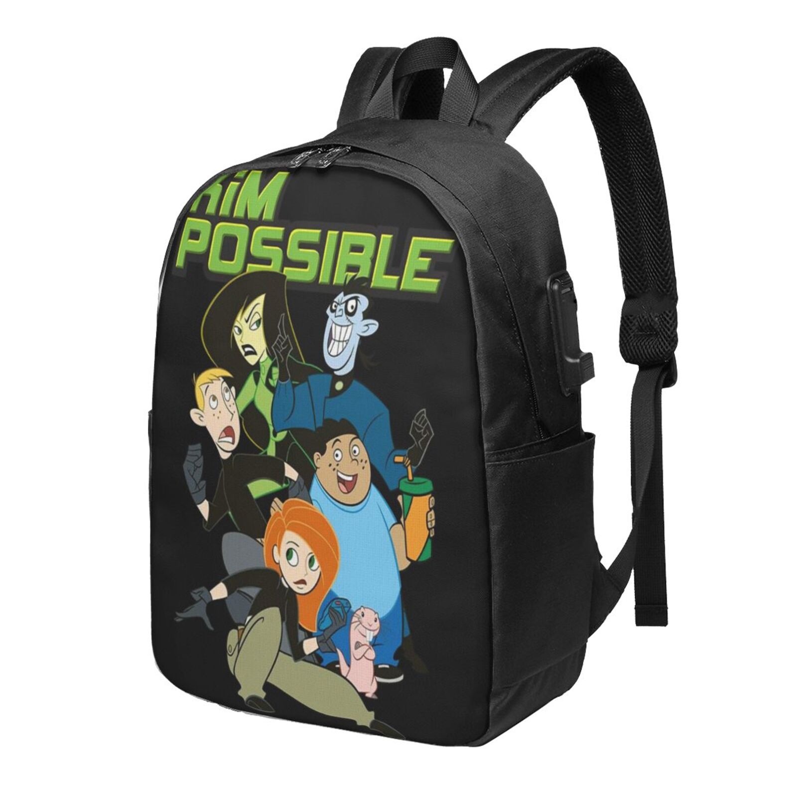 Kim Possible Anime Backpack 3d Printed Travel Bags - Walmart.com
