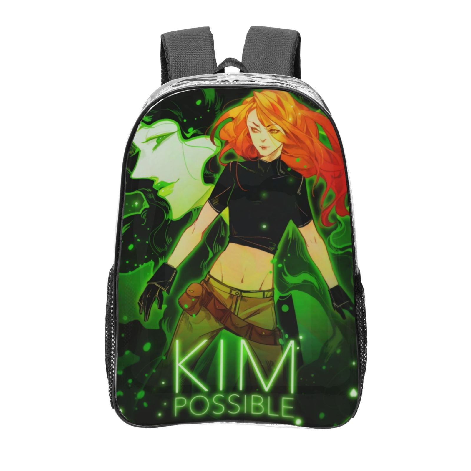 Kim Possible Clear Backpack 16 Inch Large Capacity PVC Transparent ...