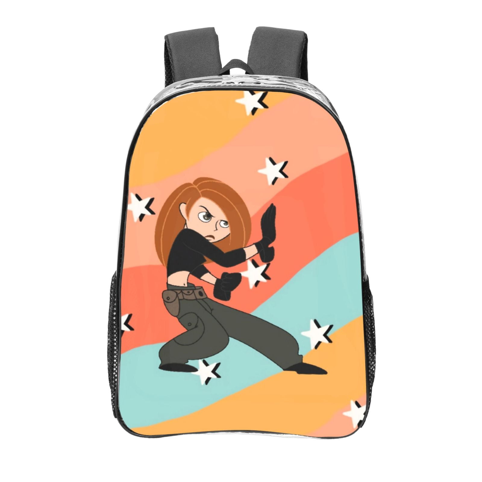 Kim Possible Clear Backpack 16 Inch Large Capacity PVC Transparent ...