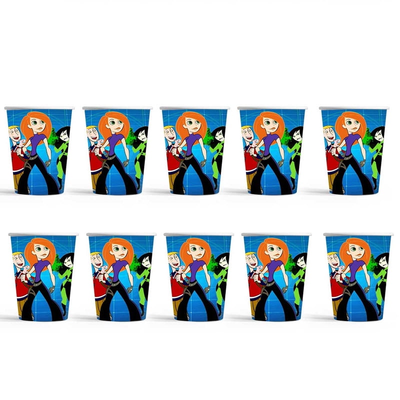 Kim Possible Birthday Party Supplies Cups Tableware Disposable Paper ...