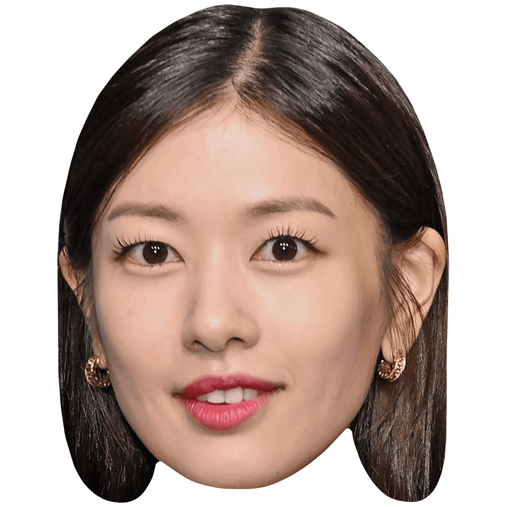 Kim Yoon-Ji (Brown Hair) Celebrity Mask, Flat Card Face, Fancy Dress ...