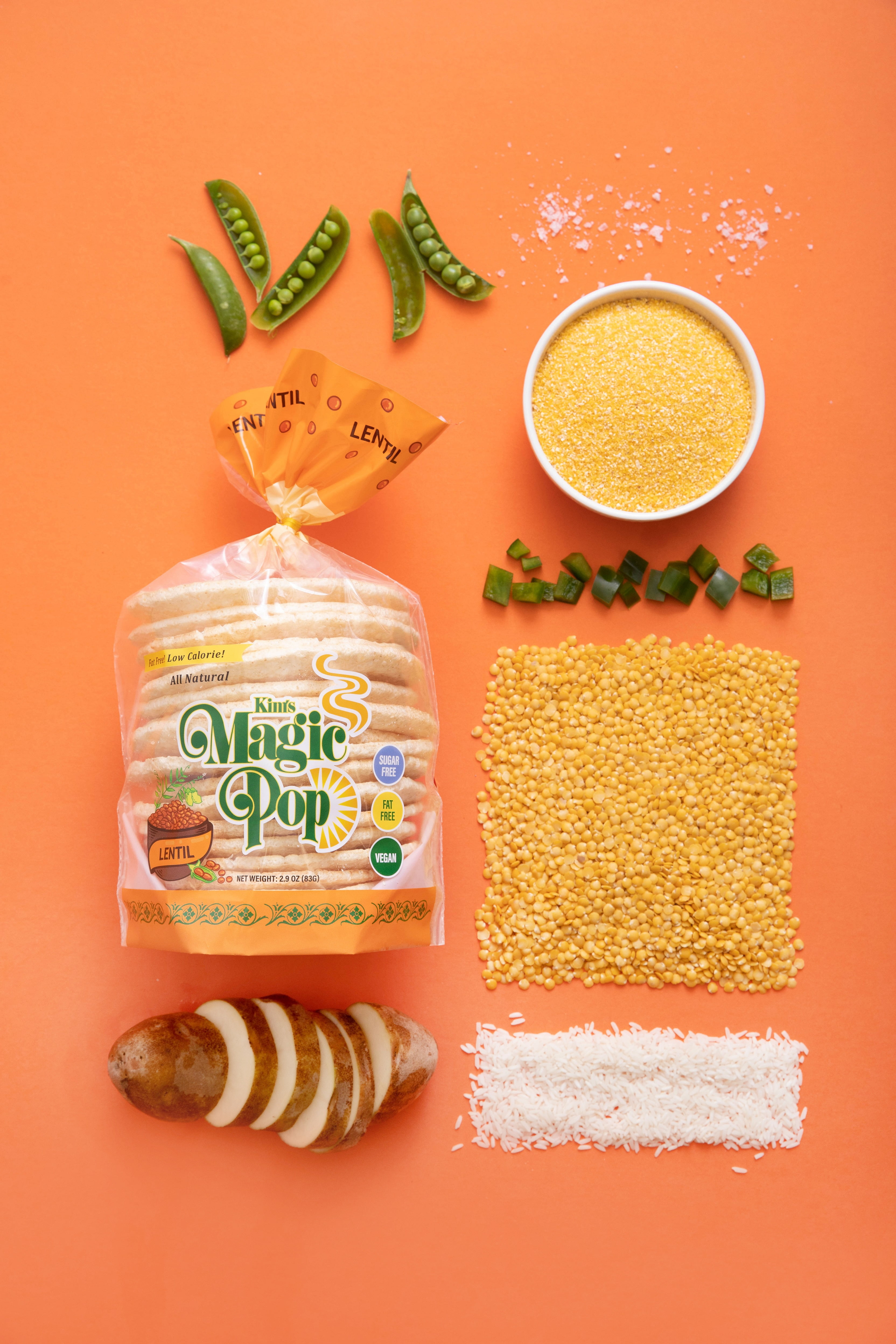 Kim's Magic Pop Freshly Popped Rice Cakes | Keto, Vegan | Lentil| 12 ...