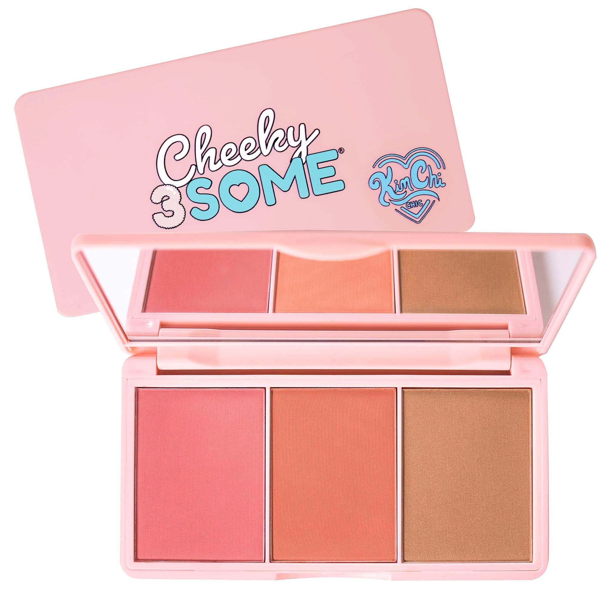 KimChi Chic Beauty Cheeky 3Some Blush Trio, Blush Makeup Palette with 3 ...