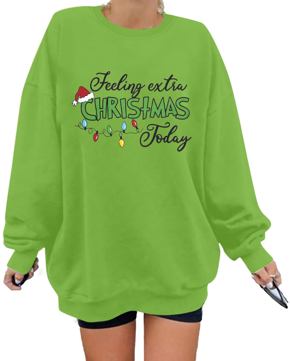 KimSoong Christmas Sweatshirt Women Merry Christmas Sweater Cute ...