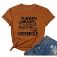 KimSoong Thanksgiving T-Shirt Women Turkey Print Shirts Let Me See That ...