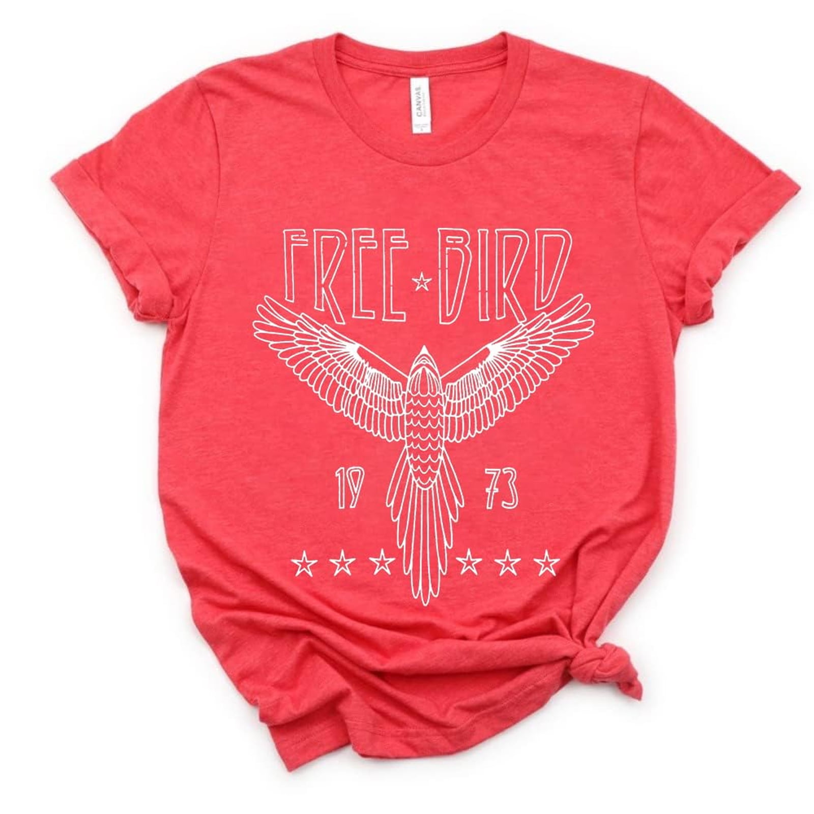 KimSoong Vintage Rock Band T-Shirt Woman Retro Bird Shirt Eagle Graphic ...