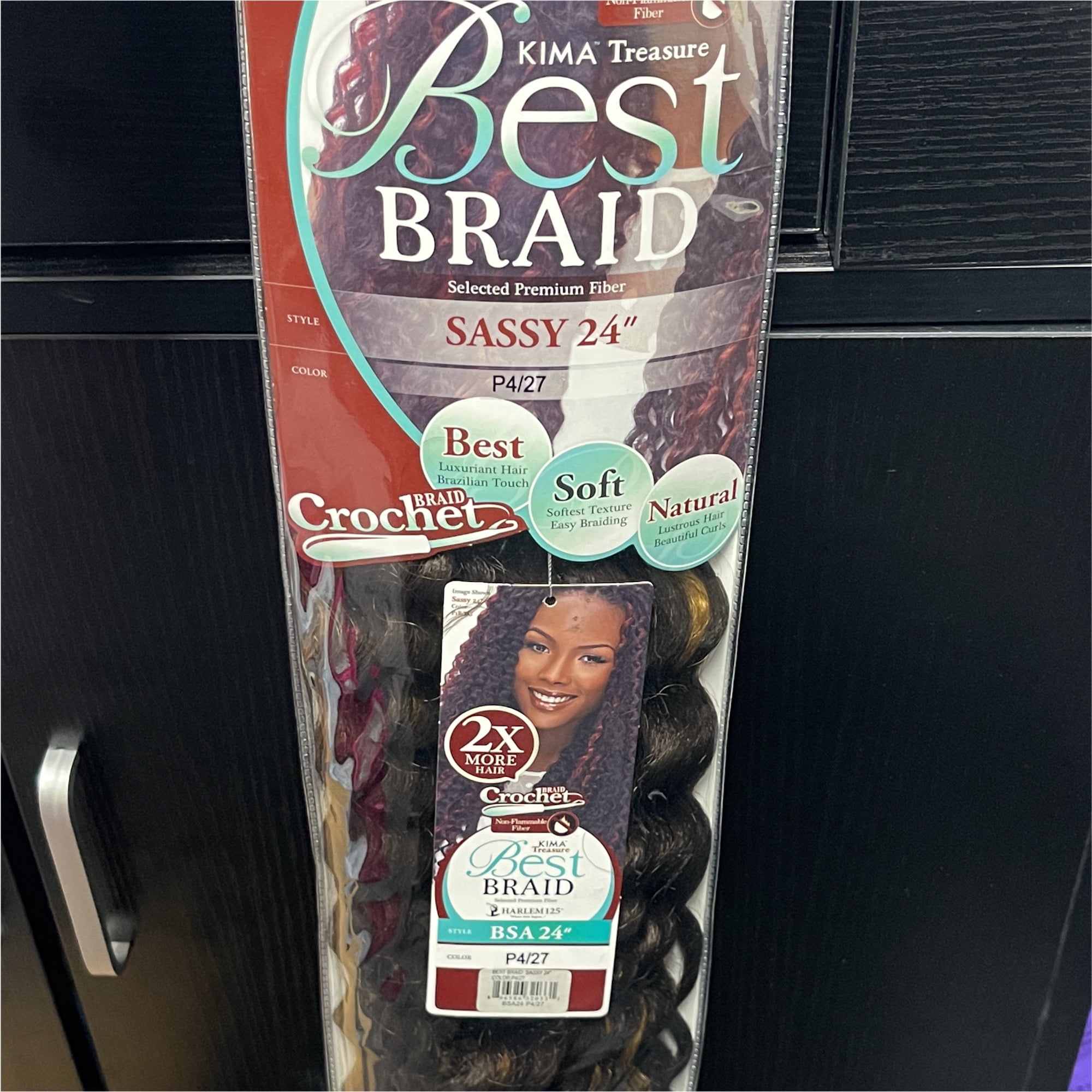 Kima Treasure Best Braid 2x Crochet Hair Sassy 24" #P4/27 - Walmart.com