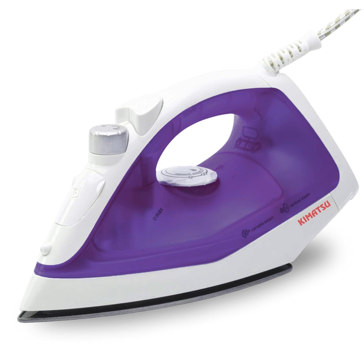 Kimatsu KM704 1300W Steam Iron with Spray Burst Steam Self Clean ...