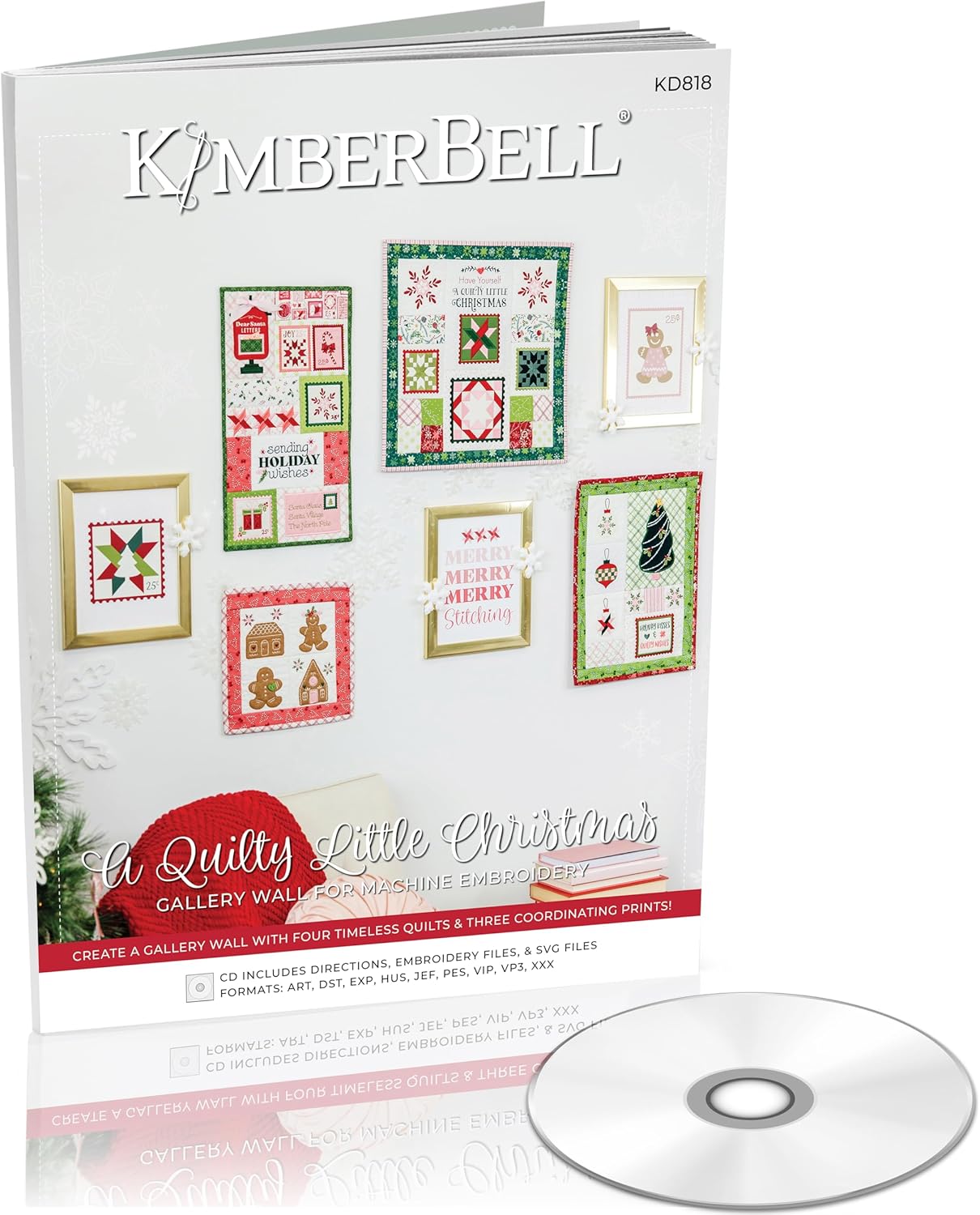 Kimberbell A Quilty Little Christmas Gallery Wall - Machine Embroidery ...