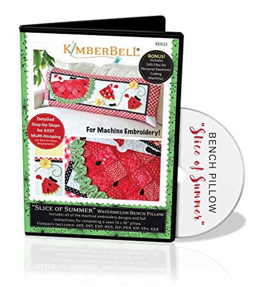 Kimberbell Bench Pillows Machine Embroidery (Slice of Summer) - Walmart.com