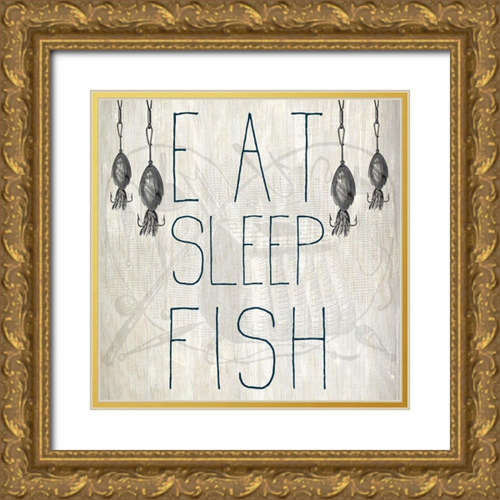 Kimberly, Allen 12x12 Gold Ornate Wood Framed with Double Matting ...