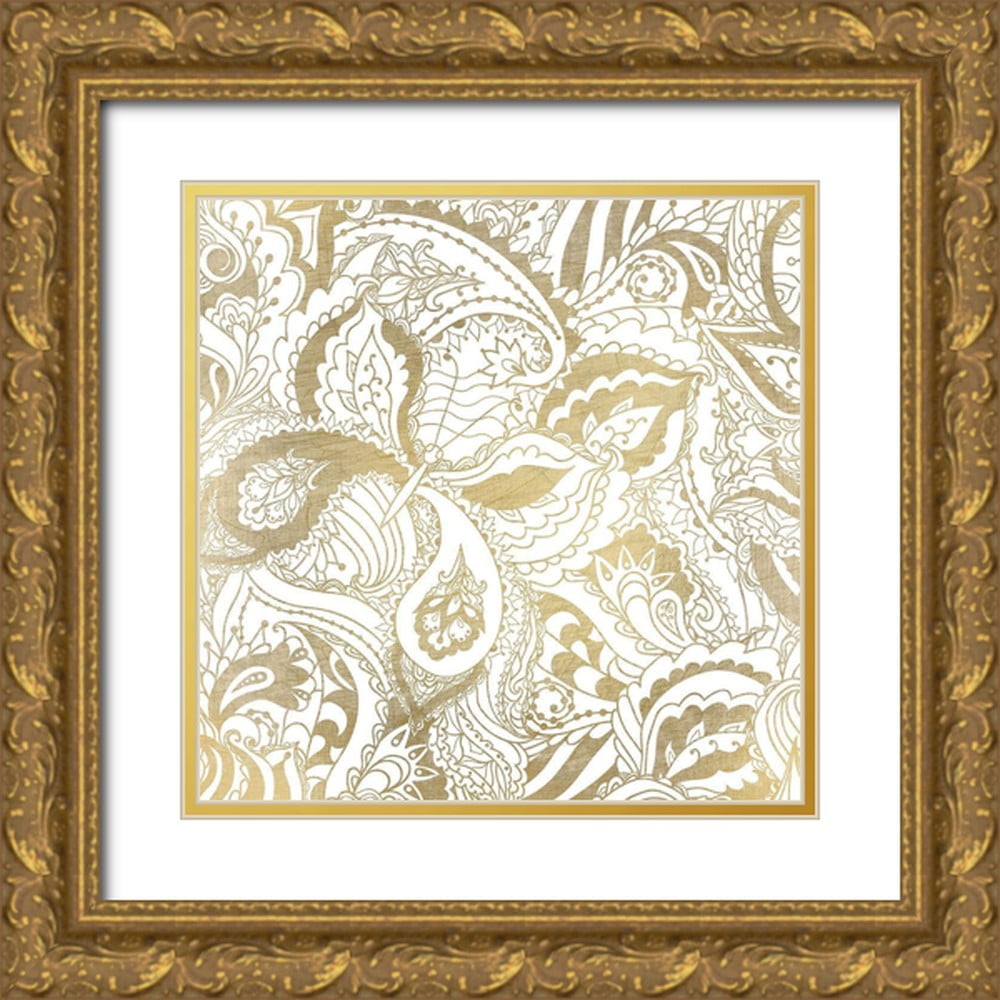 Kimberly, Allen 12x12 Gold Ornate Wood Framed with Double Matting Museum Art Print Titled ...