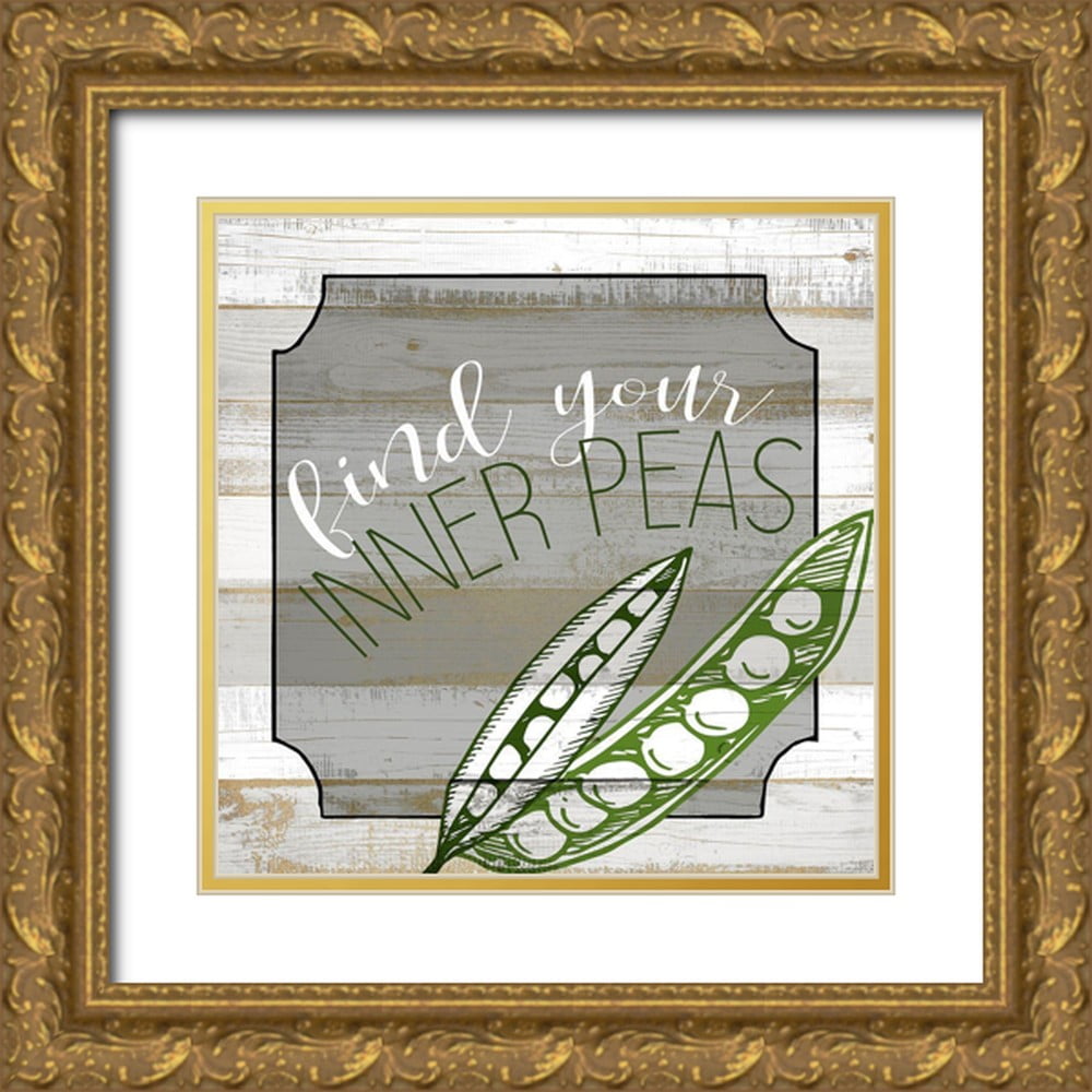 Kimberly, Allen 12x12 Gold Ornate Wood Framed with Double Matting Museum Art Print Titled ...