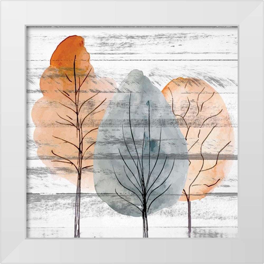 Kimberly, Allen 12x12 White Modern Wood Framed Museum Art Print Titled ...