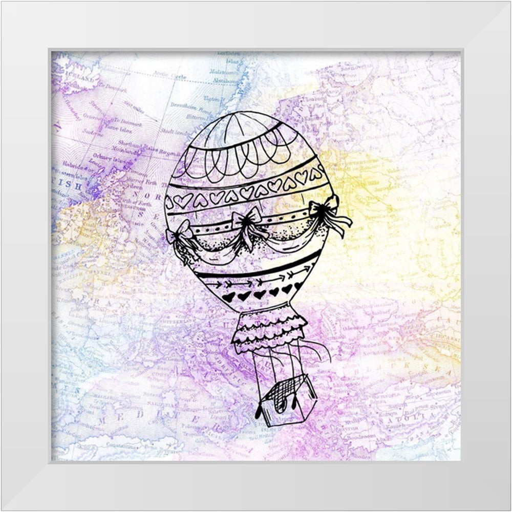 Kimberly, Allen 12x12 White Modern Wood Framed Museum Art Print Titled ...