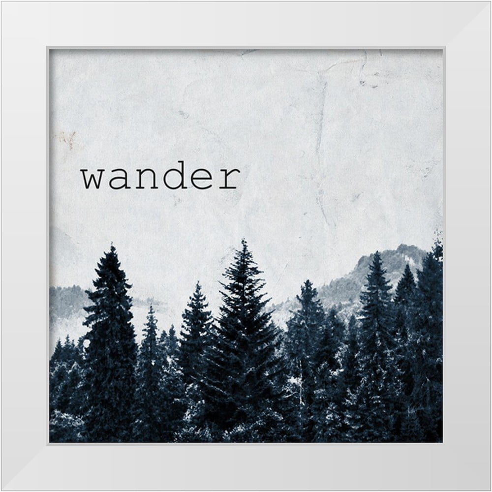 Kimberly, Allen 12x12 White Modern Wood Framed Museum Art Print Titled ...