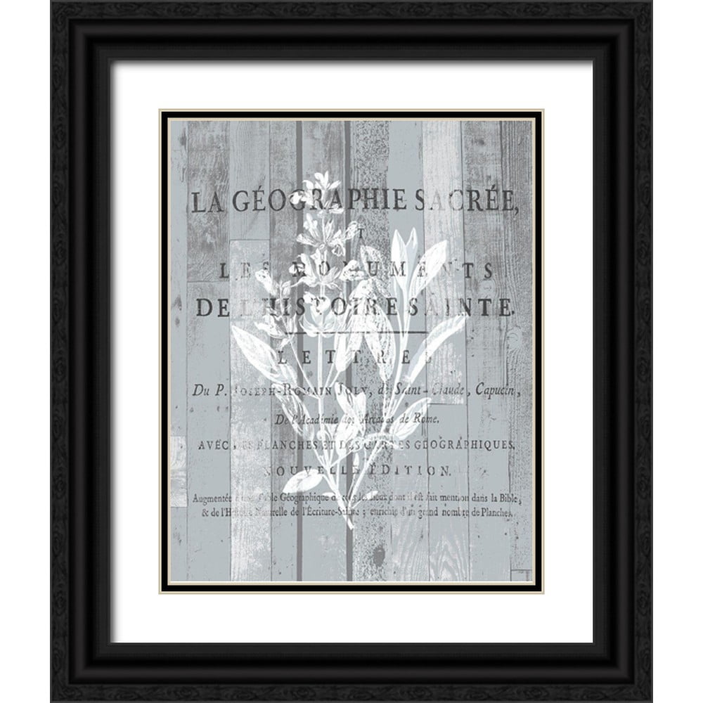 Kimberly, Allen 12x14 Black Ornate Wood Framed with Double Matting ...