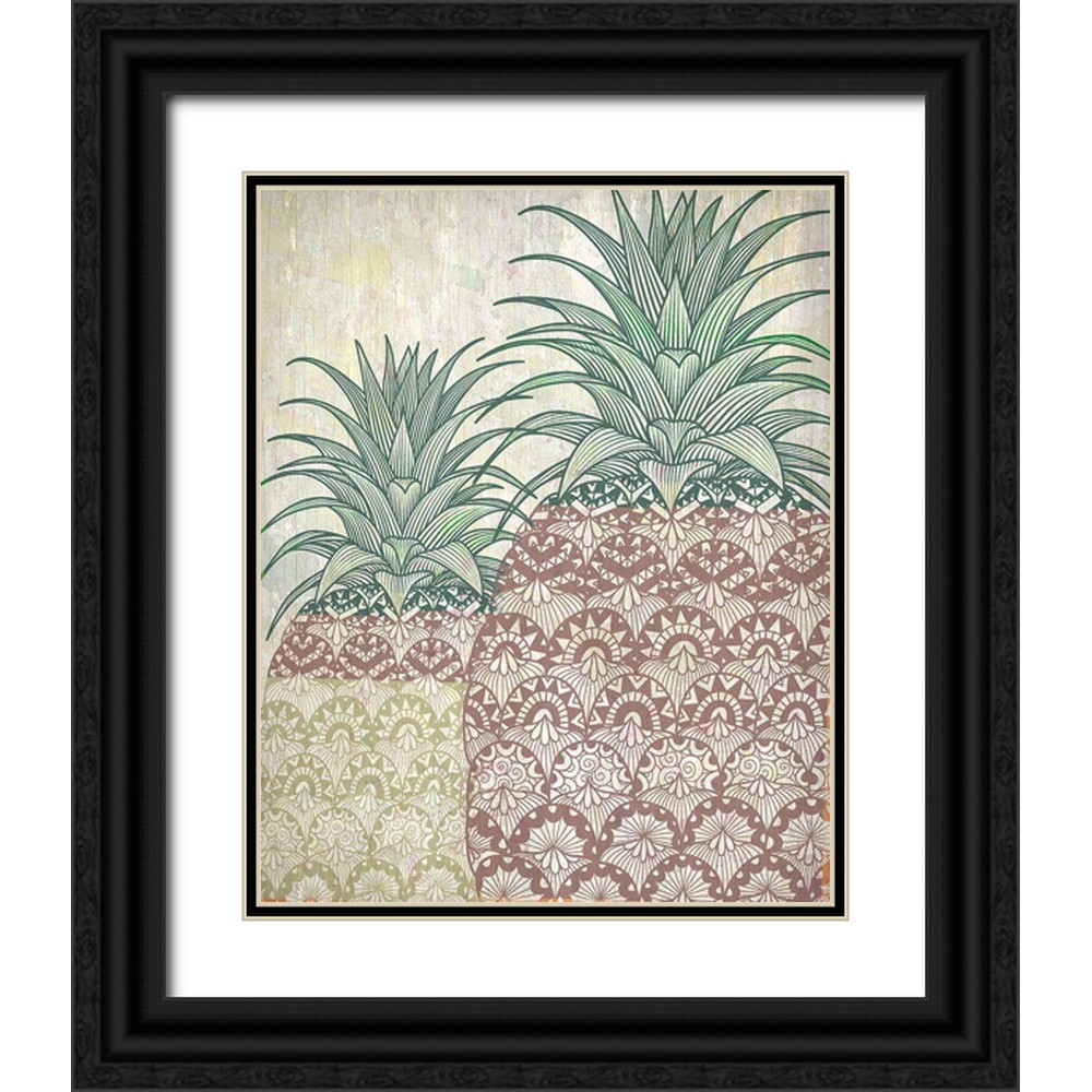 Kimberly, Allen 12x14 Black Ornate Wood Framed with Double Matting ...