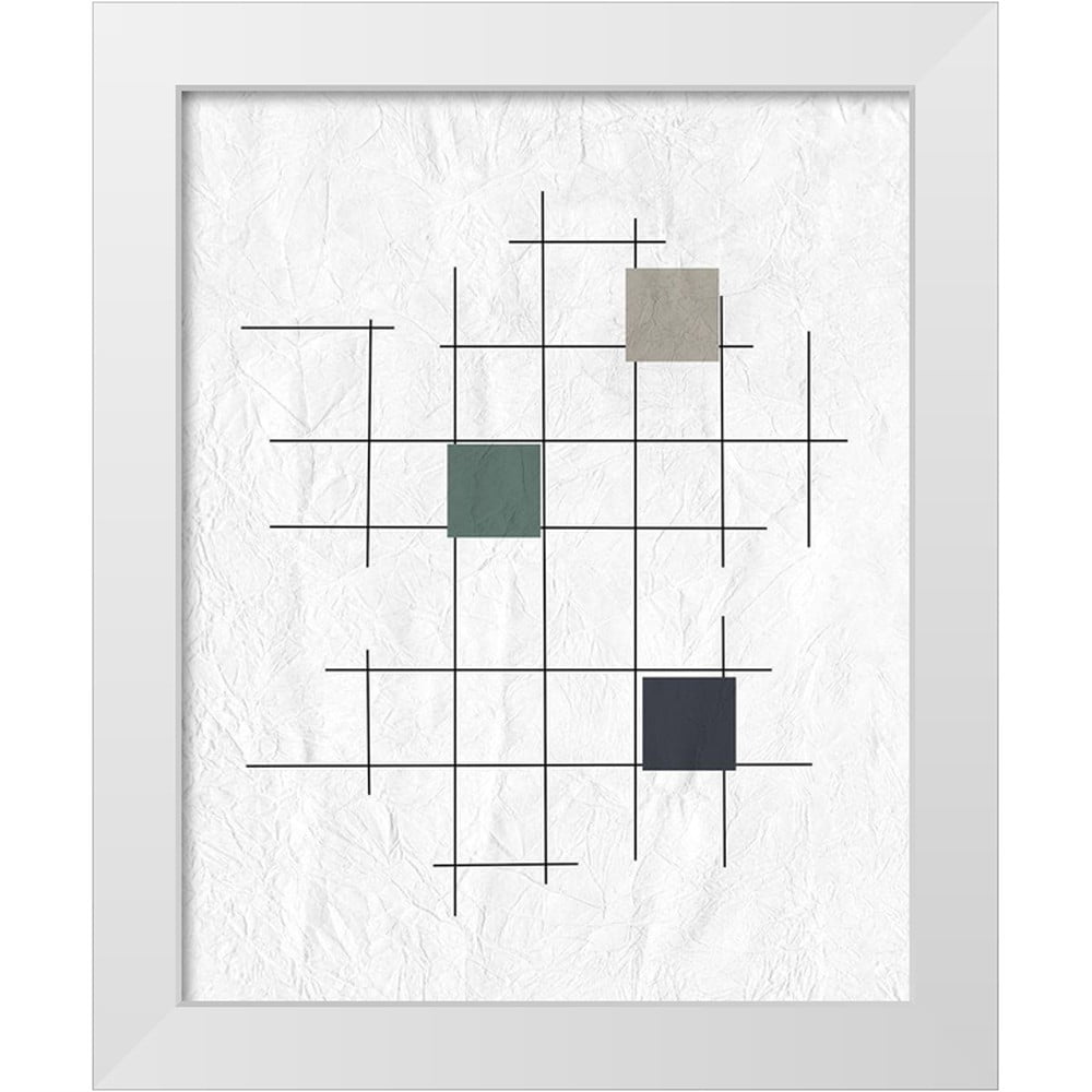 Kimberly, Allen 12x14 White Modern Wood Framed Museum Art Print Titled ...