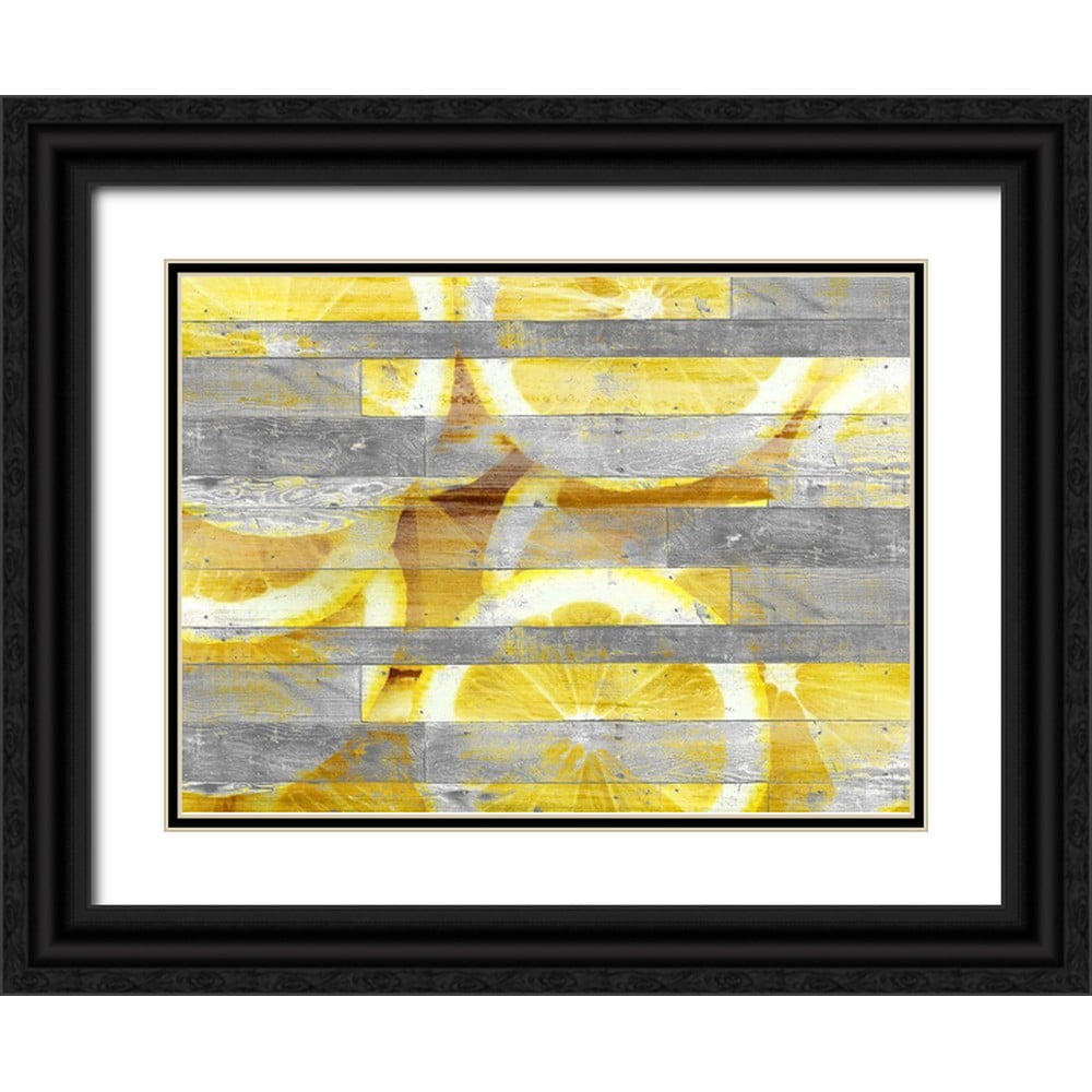 Kimberly, Allen 14x11 Black Ornate Wood Framed with Double Matting ...