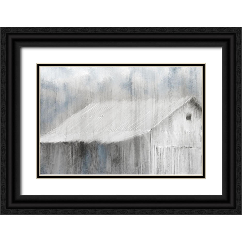 Kimberly, Allen 14x11 Black Ornate Wood Framed with Double Matting ...