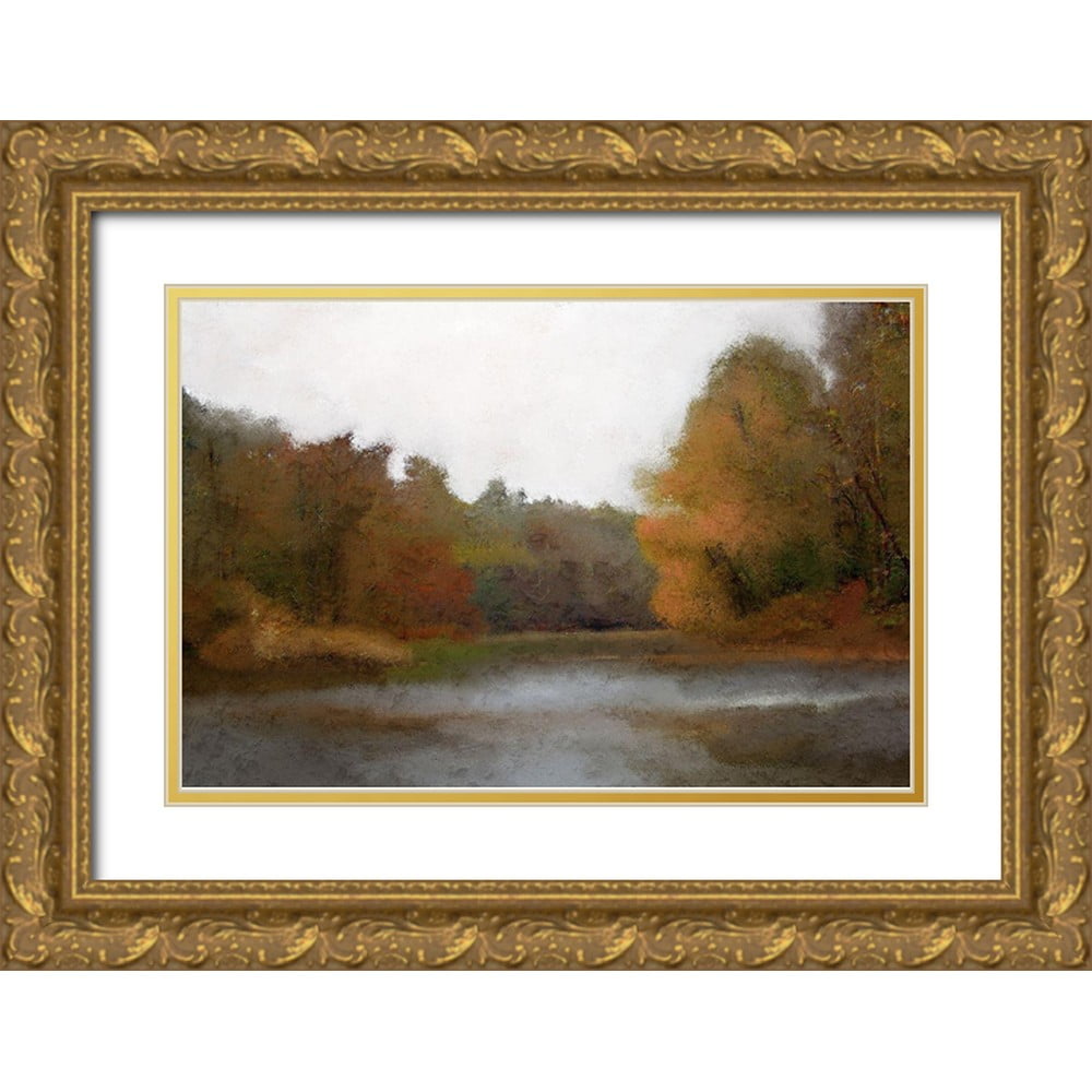 Kimberly, Allen 14x11 Gold Ornate Wood Framed with Double Matting ...