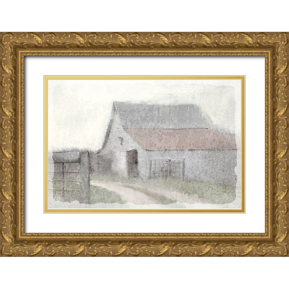 Kimberly, Allen 14x11 Gold Ornate Wood Framed with Double Matting ...