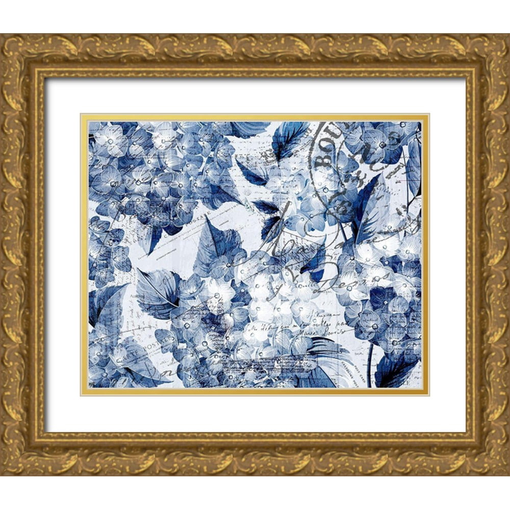 Kimberly, Allen 14x12 Gold Ornate Wood Framed with Double Matting ...