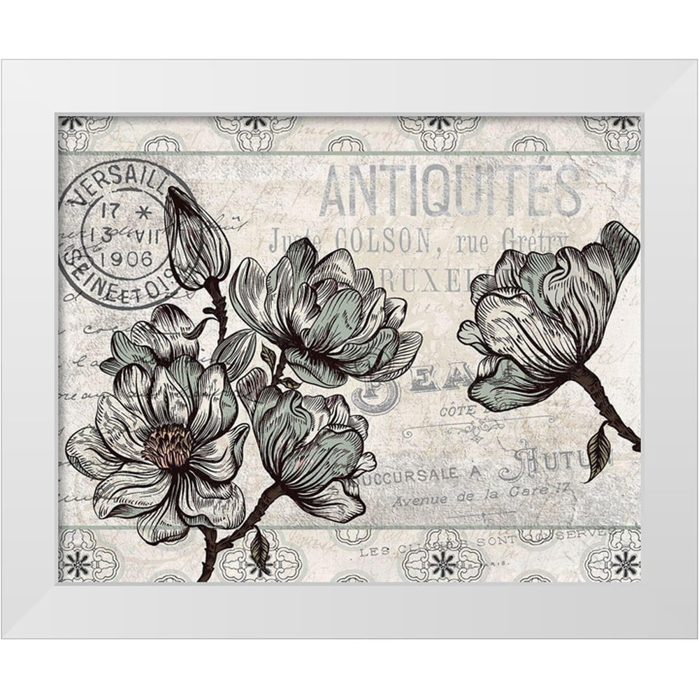 Kimberly, Allen 14x12 White Modern Wood Framed Museum Art Print Titled ...