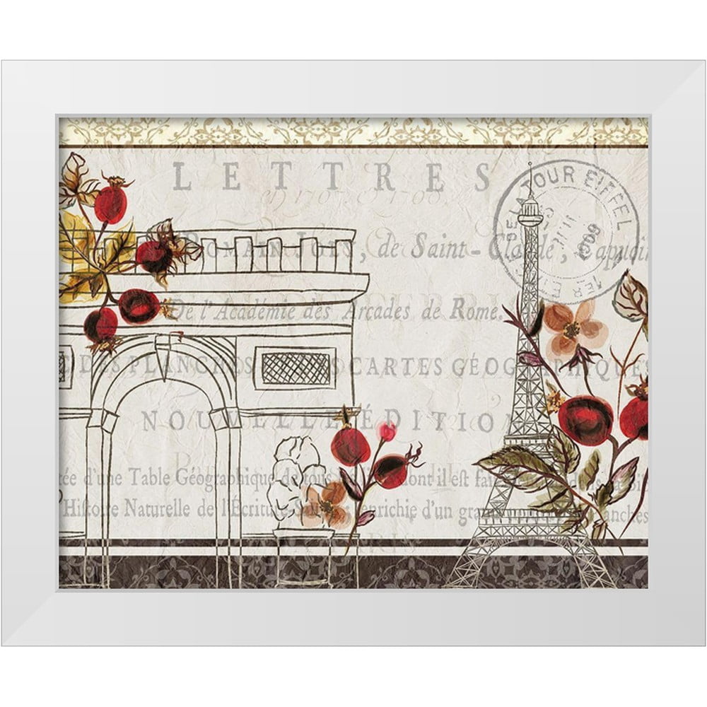 Kimberly, Allen 14x12 White Modern Wood Framed Museum Art Print Titled ...